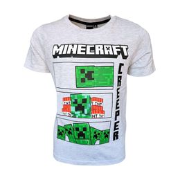 Minecraft Shirt 'Minecraft Creeper' boy Grey size 128