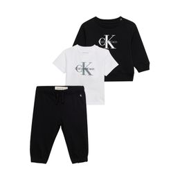Calvin Klein Jeans Set Jungen Gr&ouml;&szlig;e 92 schwarz / wei&szlig;