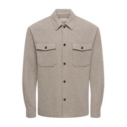 Only & Sons Only & Sons Jacke 'Onsmark' Herren Gr&ouml;&szlig;e L taupe