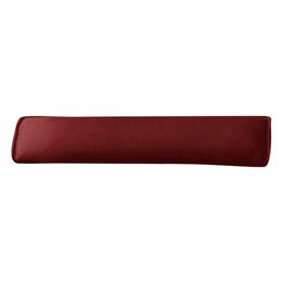 Sofakissen W.Schillig "broadway", rot (ruby rot z59), B:80cm H:18cm T:10cm, Longlife Xtra-Leder Z59: Glattleder mit modischer Pr&auml;gung. Hautst&auml;rke 0, 9 - 1, 1 mm, Polsterauflagen, Sofakissen, f&uuml;r den 2,5-Sitzer, Breite 80 cm