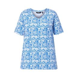 Ulla Popken Shirt female Blue size 62-64
