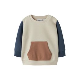 name it Sweatshirt 'NBMFOKUS' Gr&ouml;&szlig;e 86 dunkelblau / cappuccino / mokka