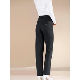 Stretch-Jeans Lady, Damen, Gr. 22, Kurzgr&ouml;&szlig;en, schwarz, 98% Baumwolle, 2% Elasthan, unifarben, lang, Jeans