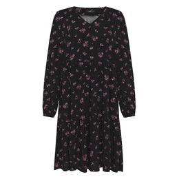 Zero Blusenkleid mit Blumen Damen Gr&ouml;&szlig;e 36 schwarz