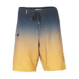 Koroshi Badeshorts Herren Gr&ouml;&szlig;e L dunkelblau / goldgelb / schwarz