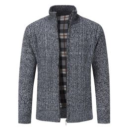 YOUTHUP Knit Cardigan male Grey size XXL