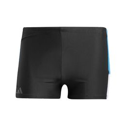 adidas Performance Sportbadeshorts 'Colorblock Swim' Herren Gr&ouml;&szlig;e S/M azur / schwarz / wei&szlig;