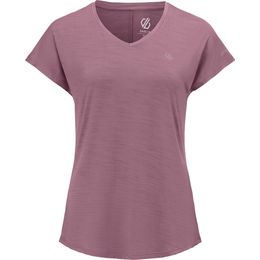 Dare2b Vigilant Tee Damen Funktionsshirt lila 36 - Damenshirts, -blusen & -pullover von Dare 2b