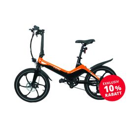 Blaupunkt Fiene faltbares E-Bike 20 Zoll orange 250W - Outdoor Mobilit&auml;t