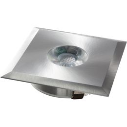 Heitronic LED Einbaustrahler "Austin", grau (aluminiumfarben), 1, &Oslash; 8,2cm H: 2,27cm, 1 Stk., Leuchten, Einbauleuchte,LED-Downlight,Edelstahlgeh&auml;use, sehr geringe Einbautiefe, LED Einbaustrahler
