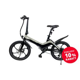 Blaupunkt Henri faltbares E-Bike 20 Zoll 250W schwarz/grau - Outdoor Mobilit&auml;t
