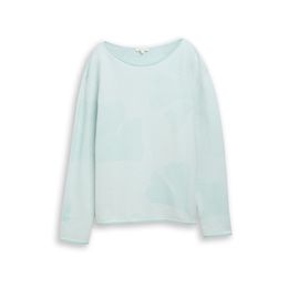 Tom Tailor Pullover Damen Gr&ouml;&szlig;e S mint / offwhite