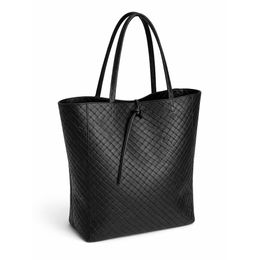 Collezione Alessandro Schultertasche 'Flecht' Damen Gr&ouml;&szlig;e One Size schwarz