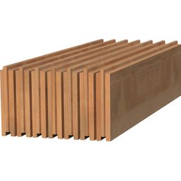 Gartenhaus-Fu&szlig;boden Palmako, braun (hellbraun), B:380cm H:1,9cm T:380cm, Massivholz, Gartenhaus-Fu&szlig;b&ouml;den, passend f&uuml;r Gartenhaus Lotta 13,9 m2