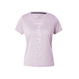 adidas terrex Funktionsshirt 'AGRAVIC' Damen Gr&ouml;&szlig;e XL flieder / wei&szlig;
