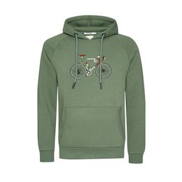 Greenbomb Sweatshirt 'Bike Enzo Simple' Herren Gr&ouml;&szlig;e XL gr&uuml;n / rot / schwarz / wei&szlig;