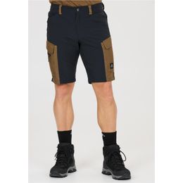Shorts WHISTLER "ROMMY", Herren, Gr. XL, EURO-Gr&ouml;&szlig;en, dunkelblau, hellbraun, 80% Polyester, 13% Baumwolle, 7% Elasthan, mehrfarbig, kurz, Hosen Shorts, mit hoher Atmungsaktivit&auml;t