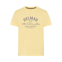 Delmao Shirt male Yellow size 4XL