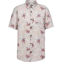 Quiksilver Hemd 'Apero' Herren Gr&ouml;&szlig;e XXL gelb / smaragd / rosa / wei&szlig;