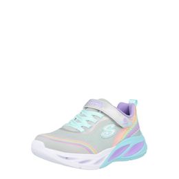 Skechers Sneaker M&auml;dchen Gr&ouml;&szlig;e 28 himmelblau / pastellgr&uuml;n / lila / silber