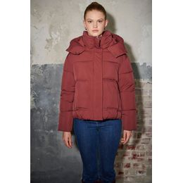 Haily's Steppjacke HAILY&rsquo;S "LS P JK Am44ia", Damen, Gr. S, bordeaux, Web, Obermaterial: 100% Polyester, h&uuml;ftlang, mit Gummizug, Jacken Steppjacke, cooler Puffer-Style