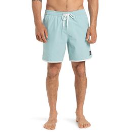 Quiksilver Badeshorts 'Original Scallop 17' Herren Gr&ouml;&szlig;e XL t&uuml;rkis / wei&szlig;