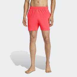Badeshorts adidas Performance "ESS SH 5IN", Herren, Gr. 3XL, N-Gr, lucid rot, wei&szlig;, Obermaterial: 100% Polyester, Badehosen Badeshorts