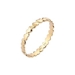 Elli Premium Ring 'Herzen' Damen Gr&ouml;&szlig;e 52 gold