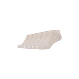 Kurzsocken Camano, Damen, Gr. 35-38, nature melange, Obermaterial: 70% Viskose, 28% Polyamid, 2% Elasthan, Socken