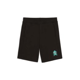 Puma Sportshorts Jungen Gr&ouml;&szlig;e 164 t&uuml;rkis / schwarz / wei&szlig;