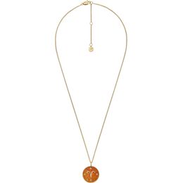Fossil Kette Damen Gr&ouml;&szlig;e One Size gold / orange