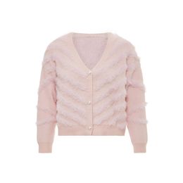 Swirly Strickjacke Damen Gr&ouml;&szlig;e M rosa