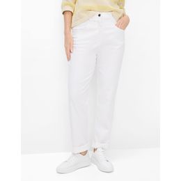 5-Pocket-Jeans RAPHAELA BY Brax "Style CAREN NEW", Damen, Gr. 44K (22), Kurzgr&ouml;&szlig;en, wei&szlig;, Denim/Jeans, 54% Baumwolle, 37% Lyocell, 6% Elastomultiester, 3% Elasthan, Jeans 5-Pocket-Jeans