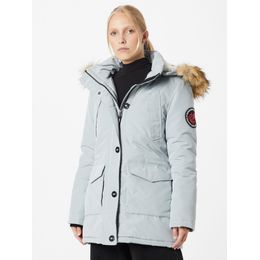 Superdry & Co Winter Parka 'Everest' female size L Light grey