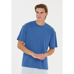 Funktionsshirt Virtus "Roake V2", Gr. XXL, blau, blau, 100% Baumwolle, meliert, normal, Rundhals, Shirts Funktionsshirt, atmungsaktiv