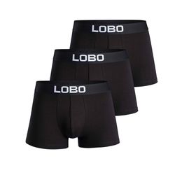 LOBO Boxershorts 'Classic Black' Herren Gr&ouml;&szlig;e XL schwarz