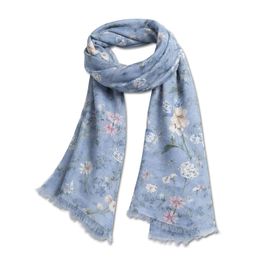 Collezione Alessandro Schal 'Flora' Damen Gr&ouml;&szlig;e One Size blau