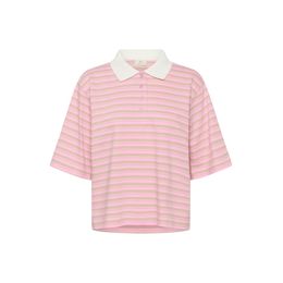 Kaffe Poloshirt 'KAmiala' Damen Gr&ouml;&szlig;e L pastellgr&uuml;n / pink