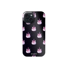 Glided Smartphoneh&uuml;lle 'Unicorn Meow Glided Handyh&uuml;lle' Damen Gr&ouml;&szlig;e iPhone 14 Pro schwarz