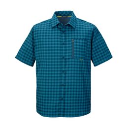 Funktionshemd Killtec "KOS 44 MN WVN SHRT", Herren, Gr. M, Normalgr&ouml;&szlig;en, ocean, Obermaterial: 100% Polyester, Hemden, Atmungsaktiv, schnelltrocknend, wasserabweisend
