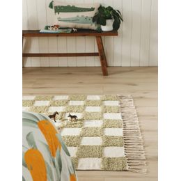 Lytte Kinderteppich Caro Gr&uuml;n 120x170 cm - Teppich f&uuml;r Kinderzimmer