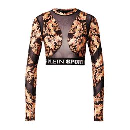 Plein Sport Shirt Damen Gr&ouml;&szlig;e M gold / schwarz / wei&szlig;