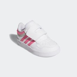 Sneaker adidas Sportswear "RAPID COURT MID", M&auml;dchen, Gr. 39, wei&szlig; (cloud wei&szlig;, core wei&szlig;, cloud wei&szlig;), Leder, Synthetik, Schuhe Sneaker, Sneaker, Schn&uuml;rboots, Winterschuhe, f&uuml;r Kinder & Jugendliche