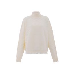 FENIA Pullover Damen Gr&ouml;&szlig;e M/L wollwei&szlig;