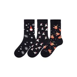 H.I.S. H.I.S Socken Damen Gr&ouml;&szlig;e 35/38 mischfarben / schwarz