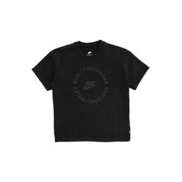 Nike Sportswear T-Shirt Jungen Gr&ouml;&szlig;e 158/170 anthrazit / schwarz