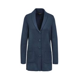 GOLDNER Strickjacke Damen Gr&ouml;&szlig;e S/M blau / blue denim