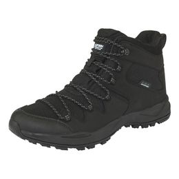 Wanderschuh Icepeak "ANSIO MR", Damen, Gr. 42, schwarz, Synthetik, Textil, Schuhe Wanderschuh, Wasserdicht