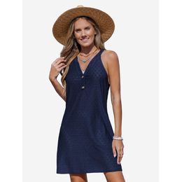 Cupshe Strandkleid 'CAA07B5A004UU' Damen Gr&ouml;&szlig;e 34 blau