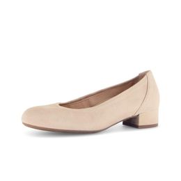Pumps Gabor "Eleganter Pump", Damen, Gr. 37, beige, Schuhe Pumps